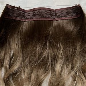 Hair | 22 Hidden Invisible Wire Band In One Piece Ombre Hair Extensions ...